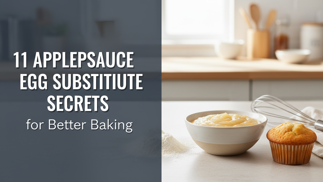 11 Applesauce Egg Substitute Secrets For Better Baking