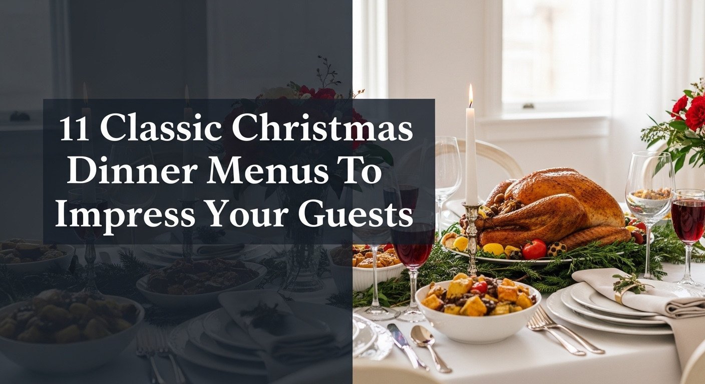 11 Classic Christmas Dinner Menus To Impress Your Guests