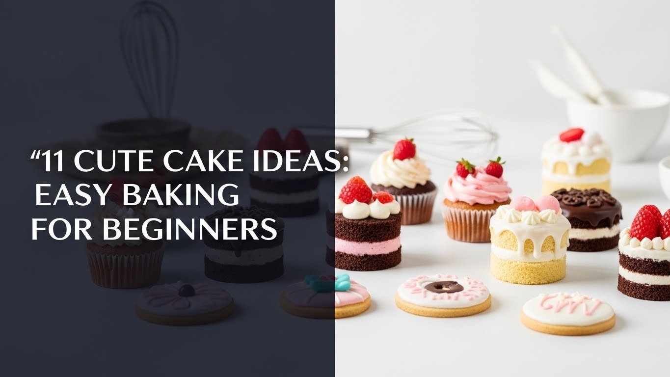 11 Cute Cake Ideas: Easy Baking For Beginners 2026