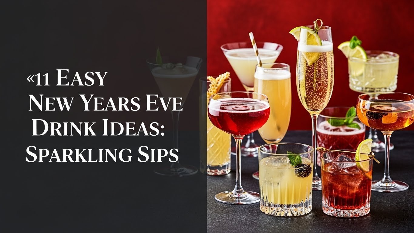 11 Easy New Years Eve Drink Ideas: Sparkling Sips For 2026