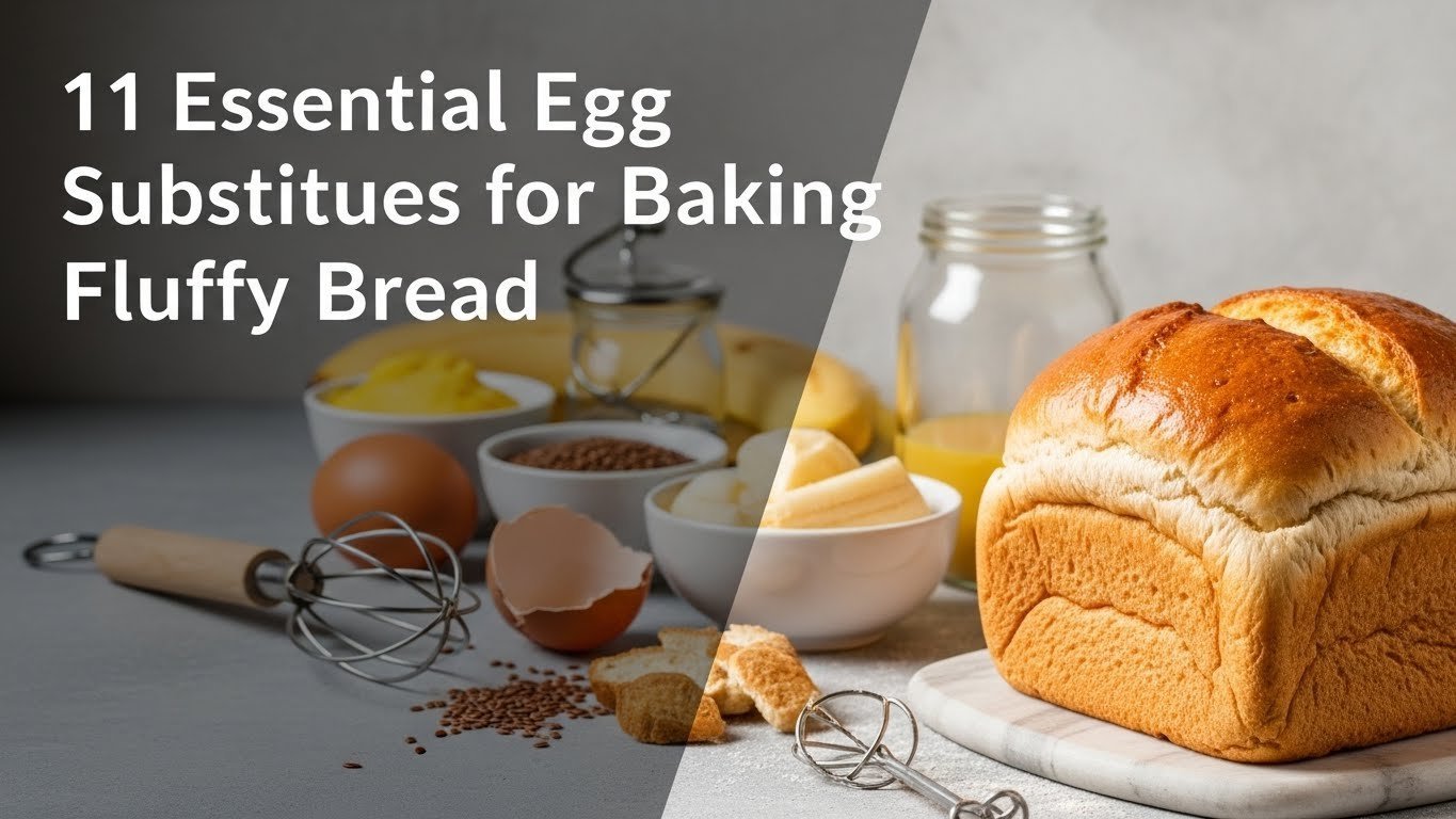 11 Essential Egg Substitutes For Baking Fluffy Bread