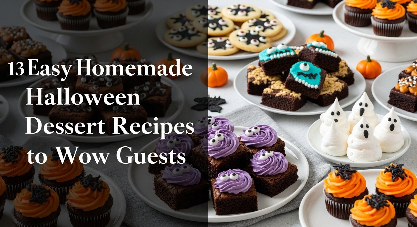 13 Easy Homemade Halloween Dessert Recipes To Wow Guests
