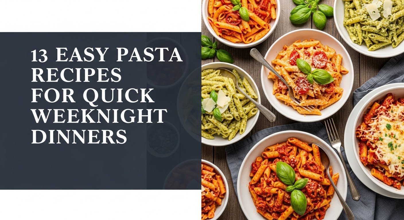 13 Easy Pasta Recipes For Quick Weeknight Dinners 2026