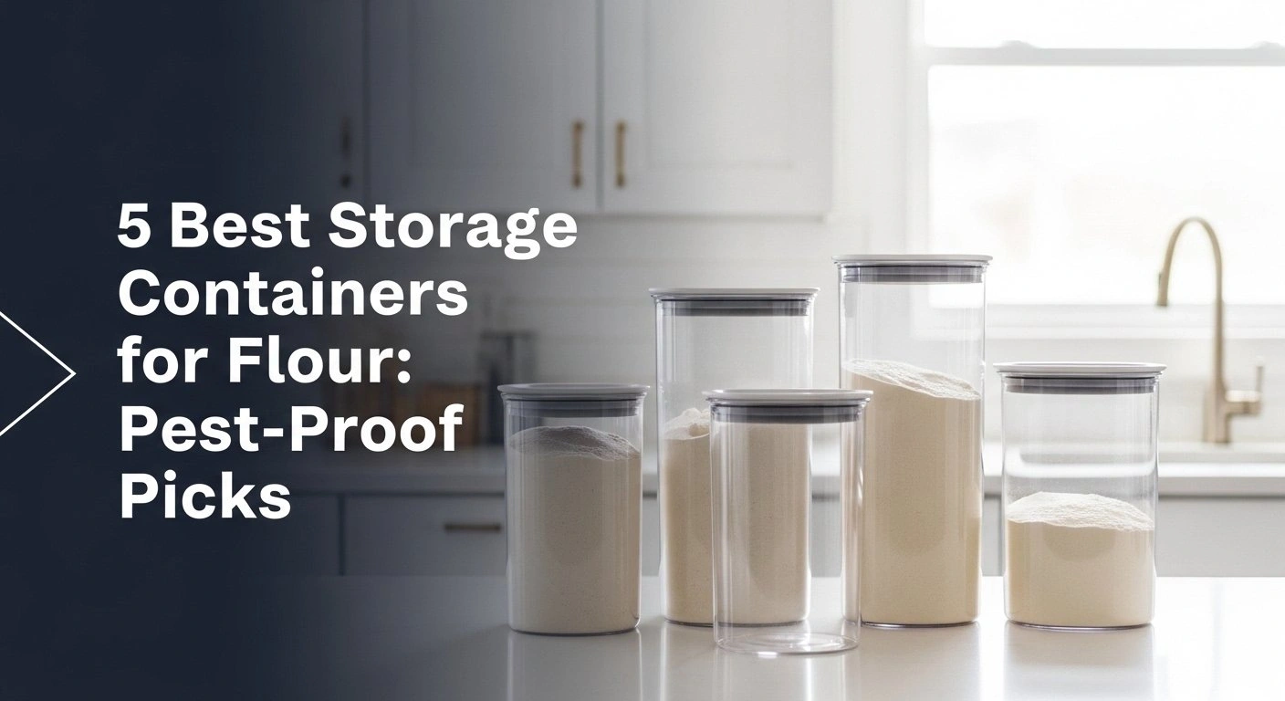 5 Best Storage Containers For Flour: Pest-Proof Picks