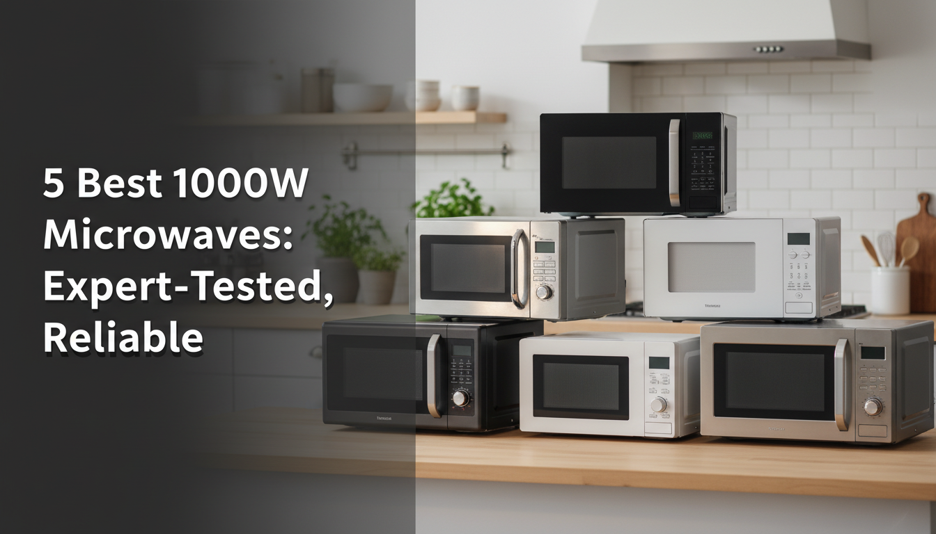 5 Best 1000W Microwaves 2026: Expert-Tested, Reliable