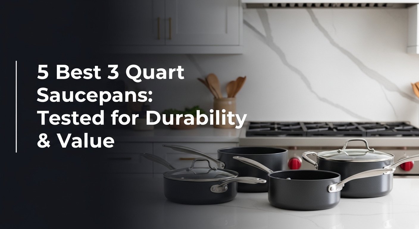 5 Best 3 Quart Saucepans: Tested For Durability & Value