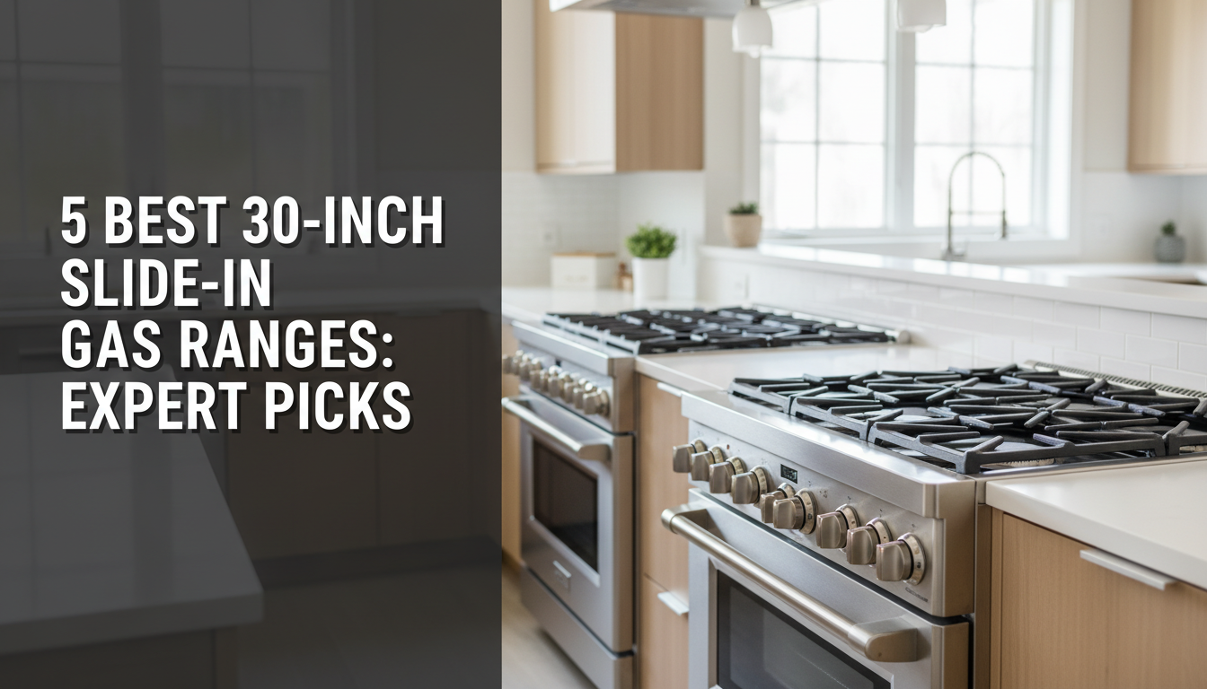 5 Best 30-Inch Slide-In Gas Ranges 2026: Expert Picks