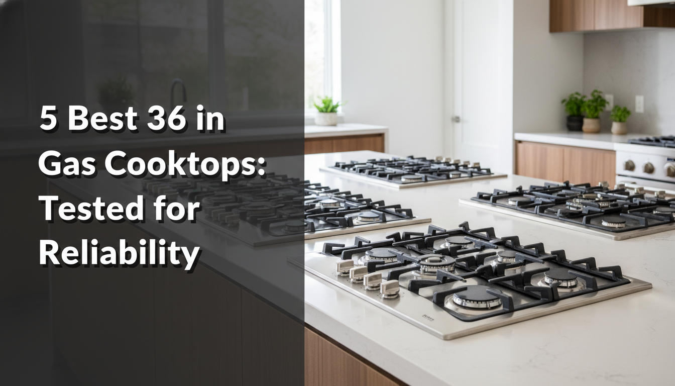 5 Best 36 In Gas Cooktops: Tested For Reliability 2026