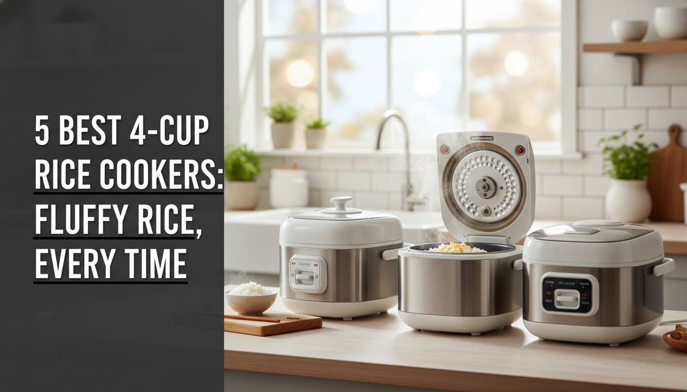 5 Best 4-Cup Rice Cookers In 2026: Fluffy Rice, Every Time