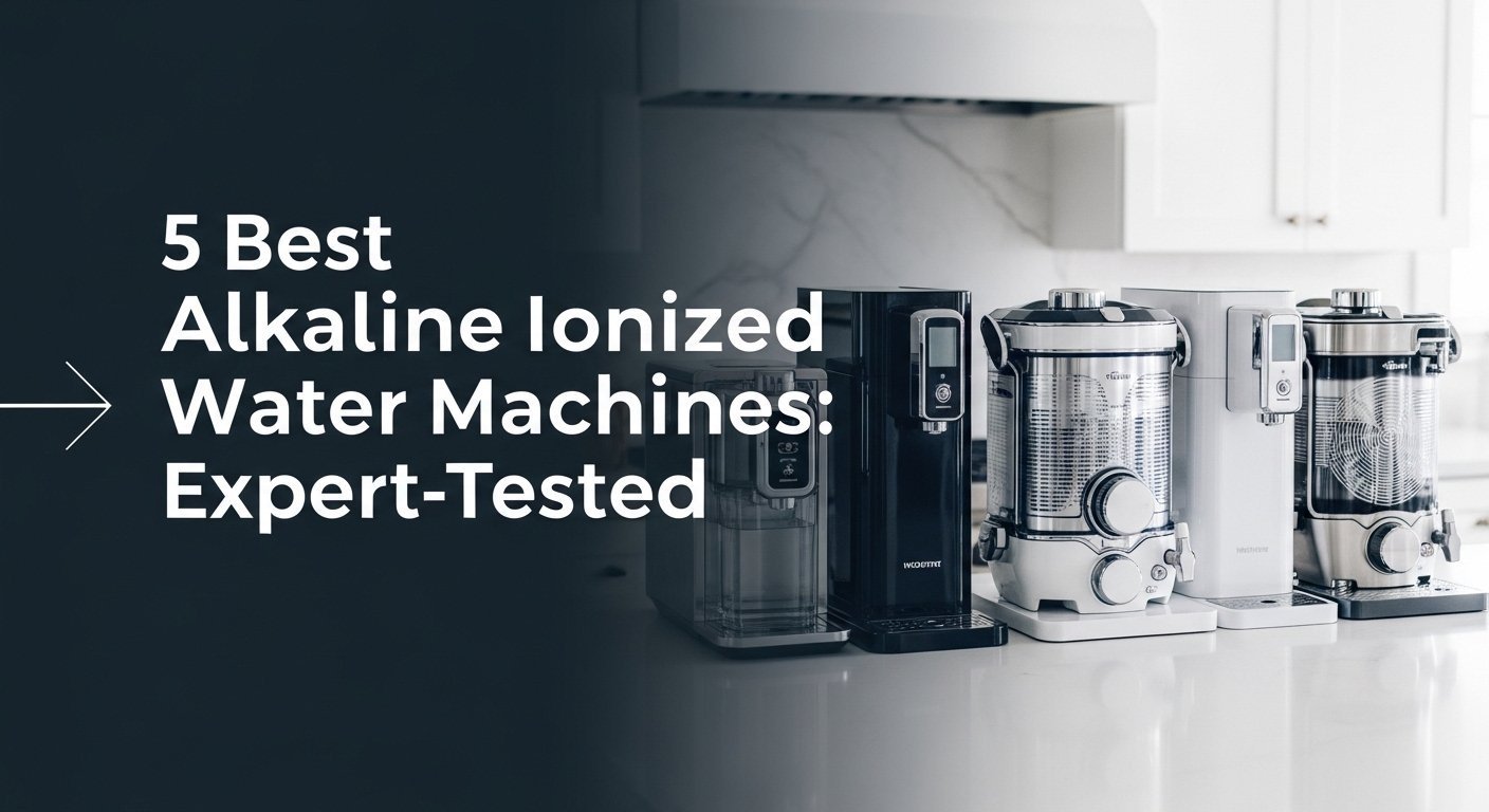 5 Best Alkaline Ionized Water Machines: Expert-Tested In 2026