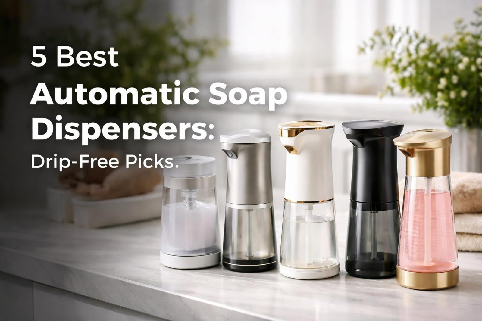 5 Best Automatic Soap Dispensers: Drip-Free Picks For 2026