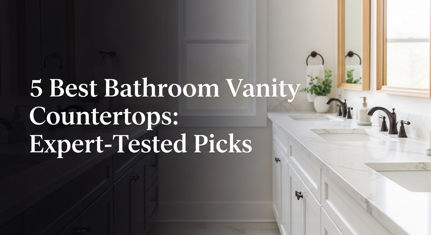 5 Best Bathroom Vanity Countertops: Expert-Tested Picks