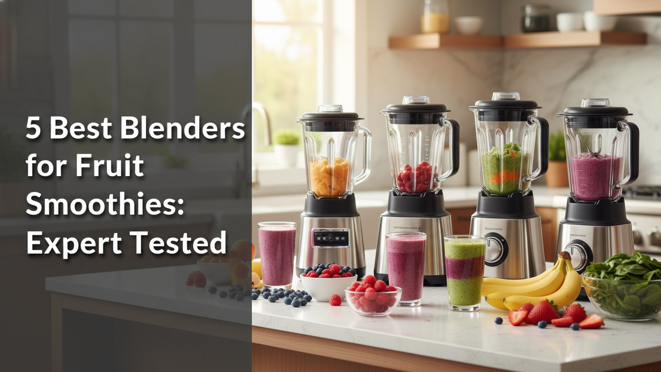 5 Best Blenders For Fruit Smoothies: Expert Tested In 2026
