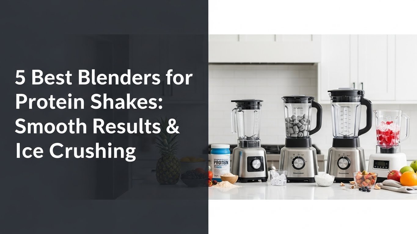 5 Best Blenders For Protein Shakes: Smooth Results & Ice Crushing