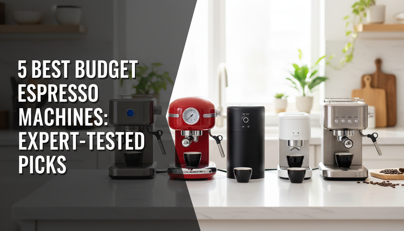 5 Best Budget Espresso Machines: Expert-Tested Picks