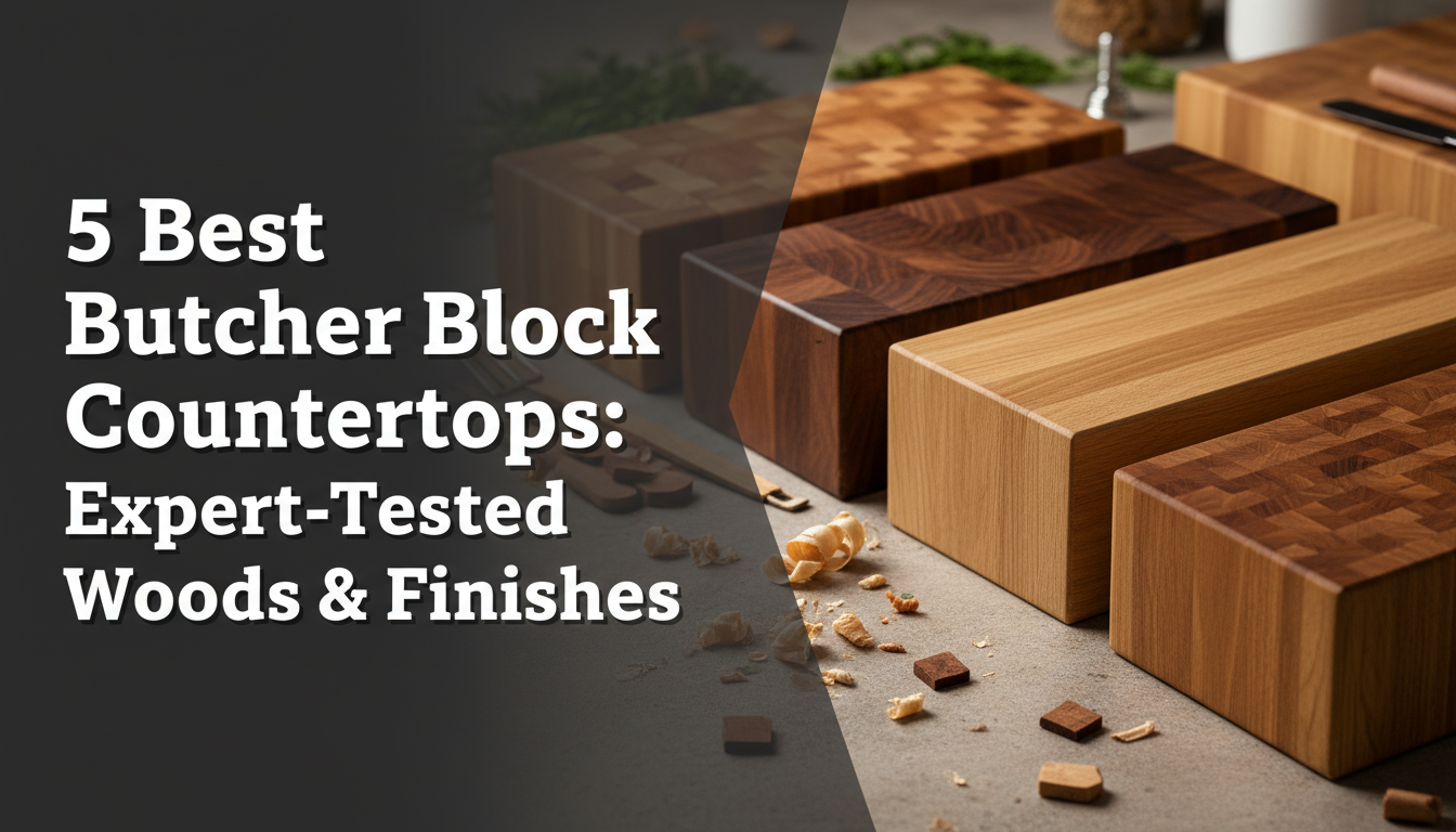 5 Best Butcher Block Countertops: Expert-Tested Woods & Finishes