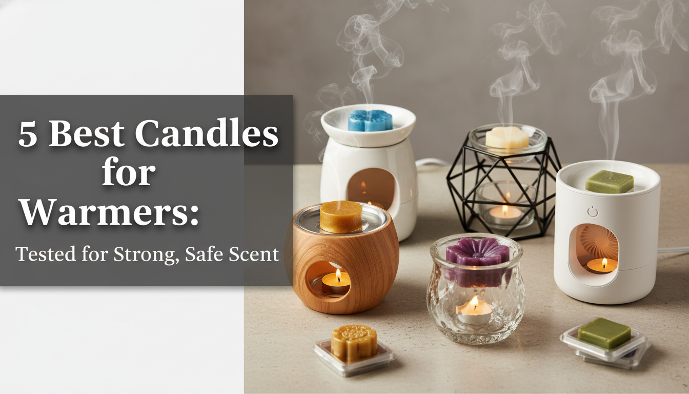 5 Best Candles For Warmers: Tested For Strong, Safe Scent