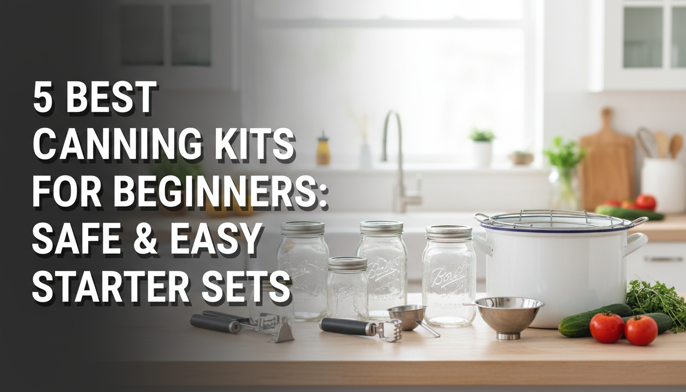 5 Best Canning Kits For Beginners: Safe & Easy Starter Sets