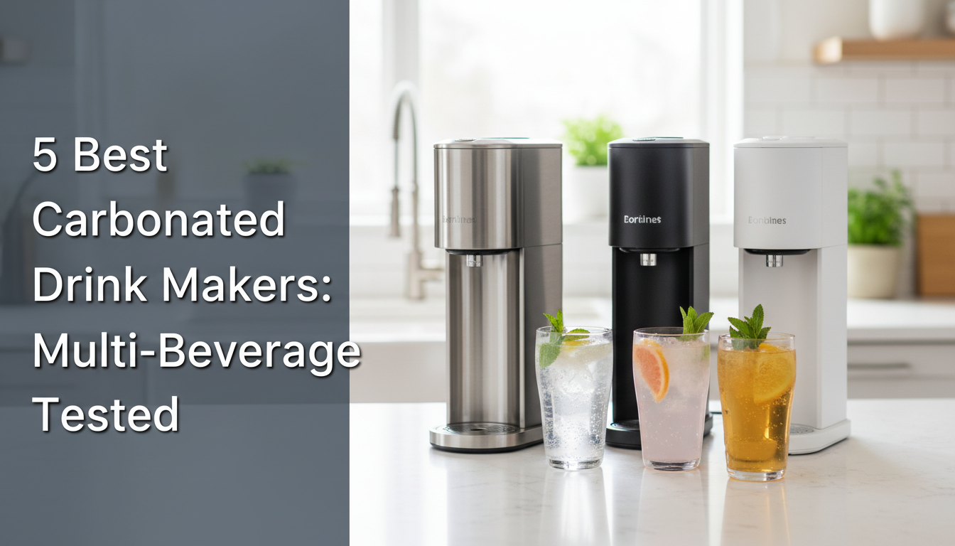 5 Best Carbonated Drink Makers: Multi-Beverage Tested 2026