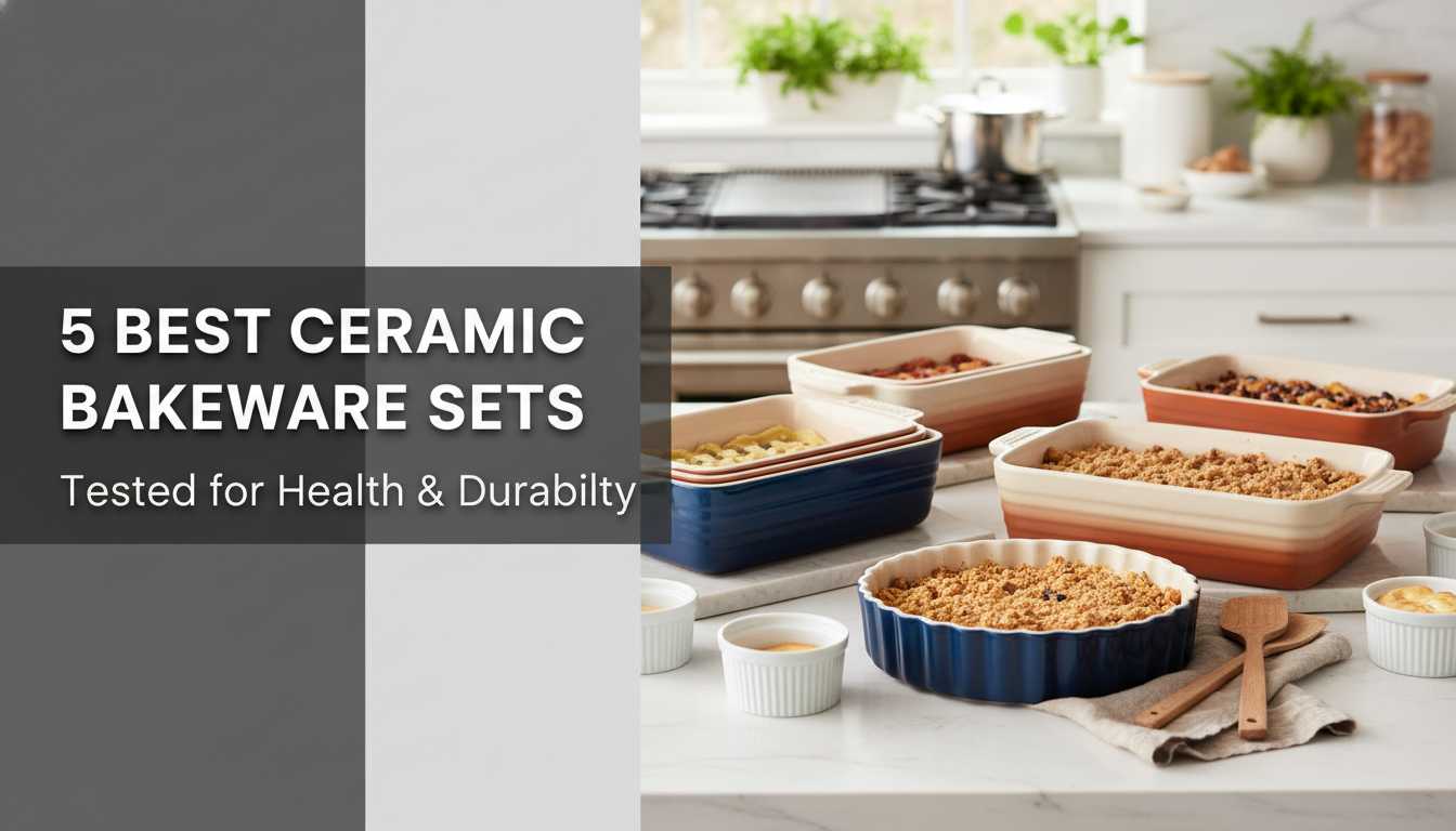 5 Best Ceramic Bakeware Sets: Tested For Health & Durability