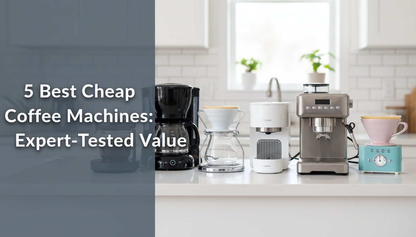 5 Best Cheap Coffee Machines: Expert-Tested Value For 2026