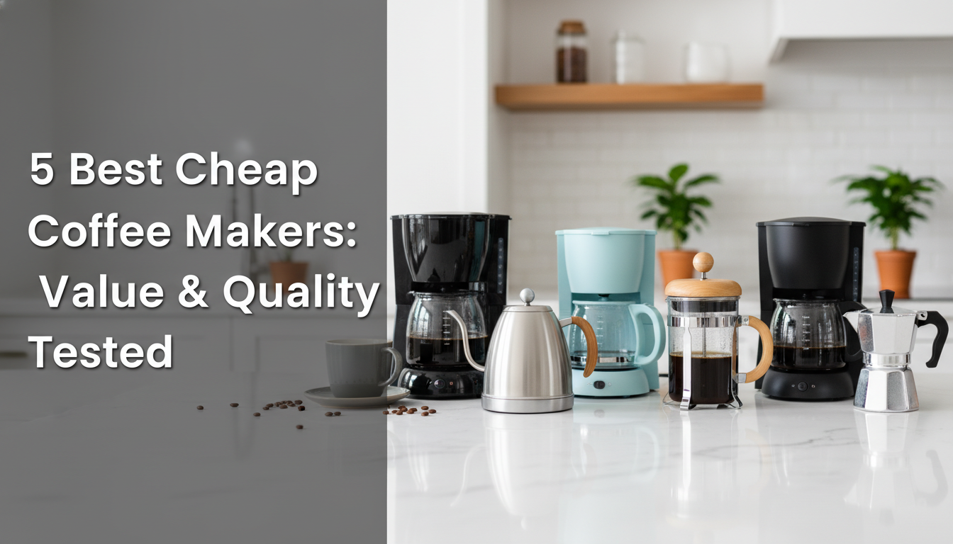 5 Best Cheap Coffee Makers: Value & Quality Tested