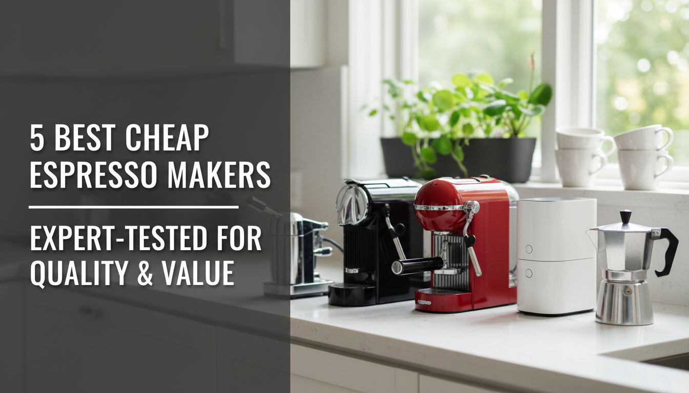 5 Best Cheap Espresso Makers: Expert-Tested For Quality & Value