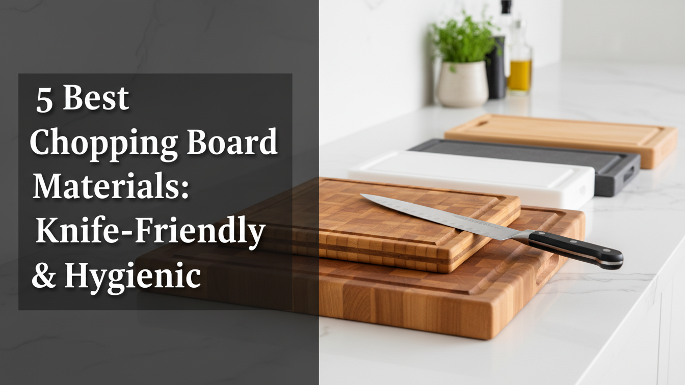 5 Best Chopping Board Materials: Knife-Friendly & Hygienic