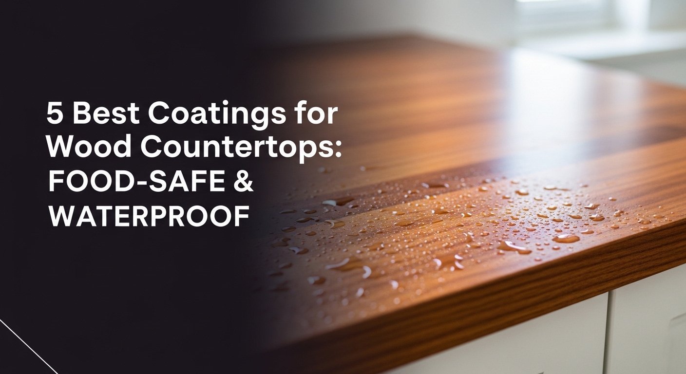 5 Best Coatings For Wood Countertops: Food-Safe & Waterproof