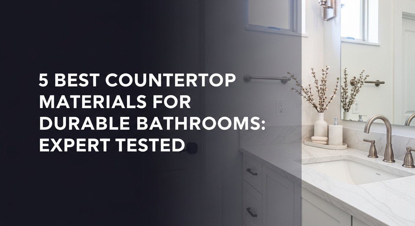 5 Best Countertop Materials For Durable Bathrooms: Expert Tested