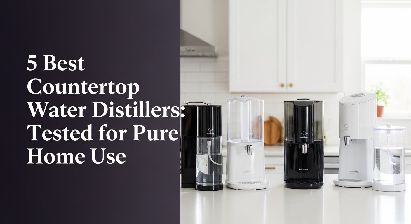 5 Best Countertop Water Distillers: Tested For Pure Home Use 2026