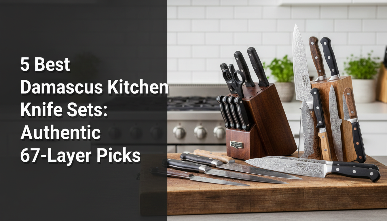 5 Best Damascus Kitchen Knife Sets: Authentic 67-Layer Picks 2026