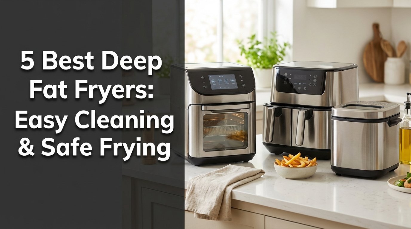 5 Best Deep Fat Fryers: Easy Cleaning & Safe Frying