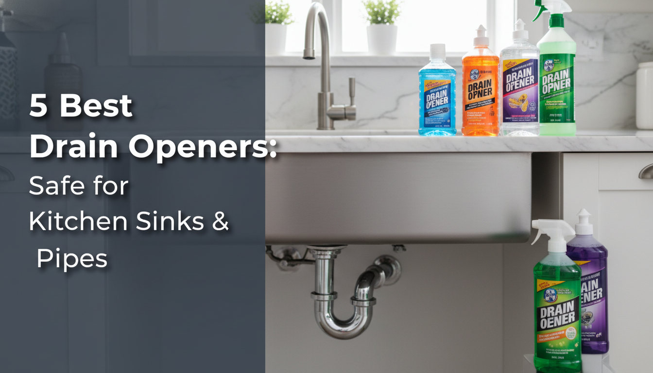 5 Best Drain Openers: Safe For Kitchen Sinks & Pipes