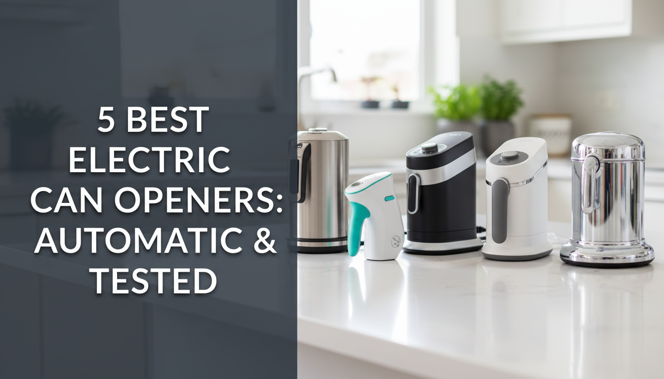 5 Best Electric Can Openers In 2026: Automatic & Tested