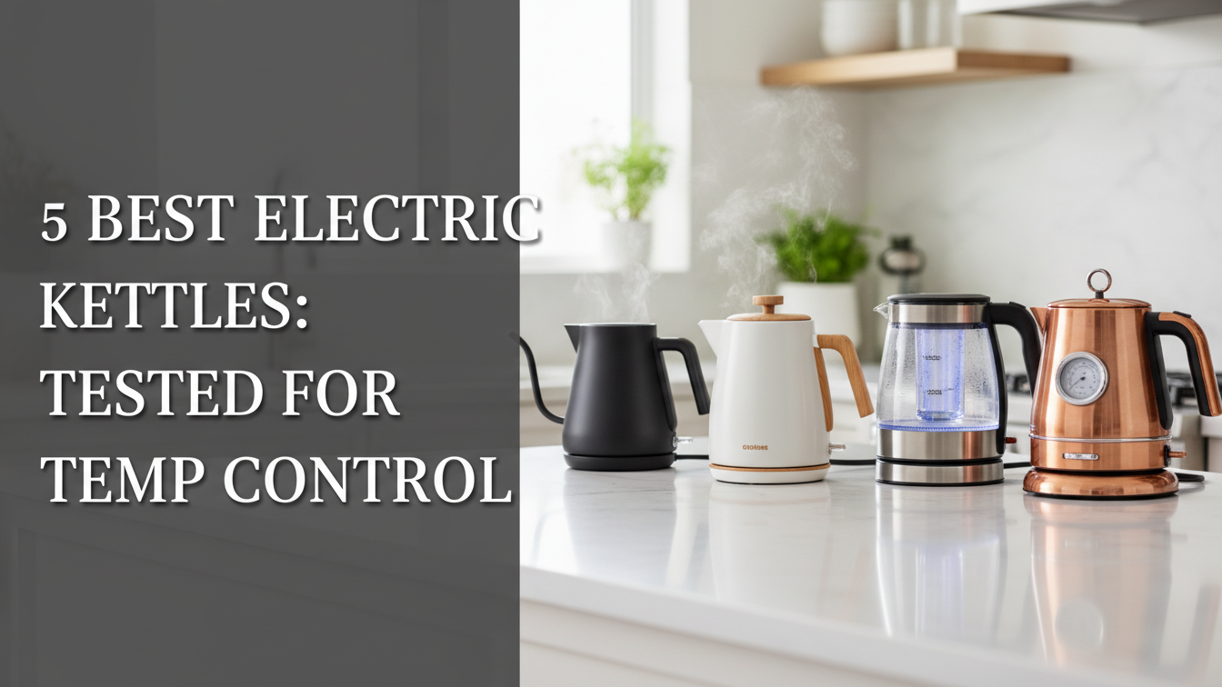 5 Best Electric Kettles: Tested For Temp Control In 2026