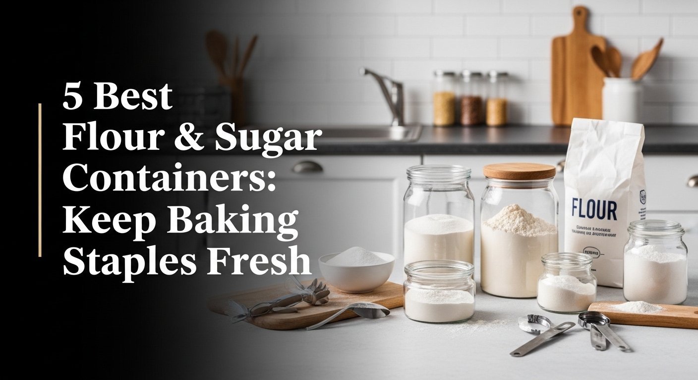 5 Best Flour & Sugar Containers: Keep Baking Staples Fresh In 2026