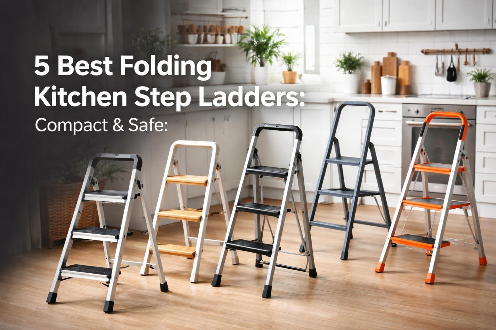 5 Best Folding Kitchen Step Ladders: Compact & Safe 2026