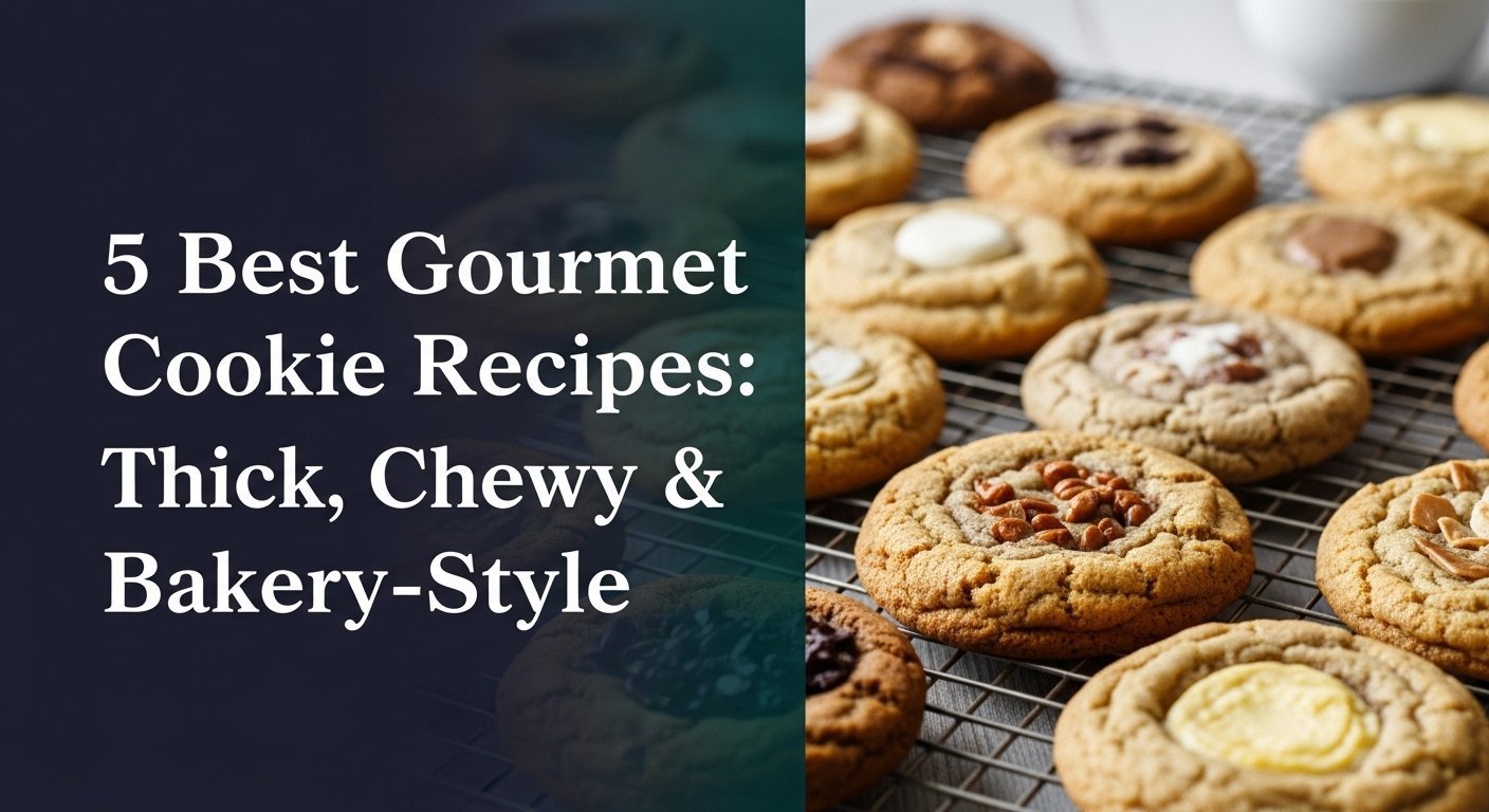 5 Best Gourmet Cookie Recipes: Thick, Chewy & Bakery-Style
