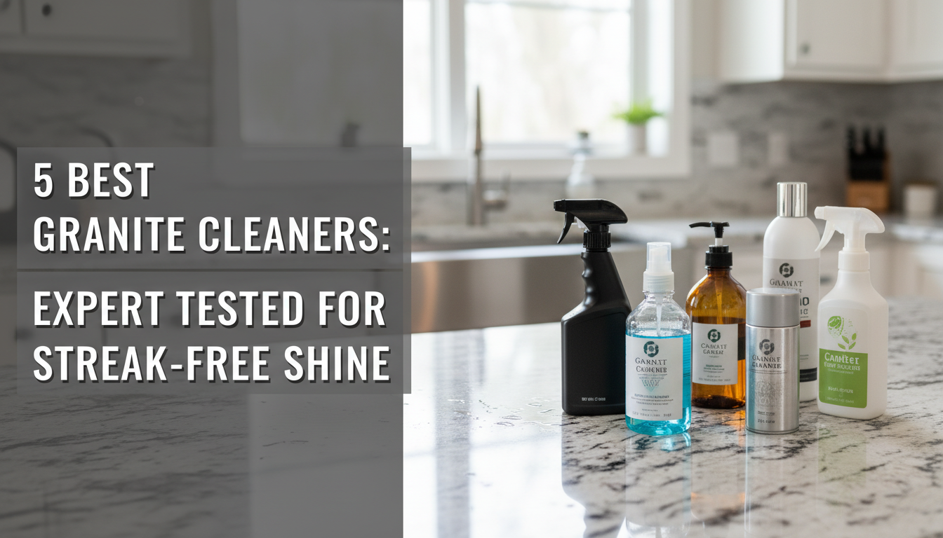 5 Best Granite Cleaners: Expert Tested For Streak-Free Shine