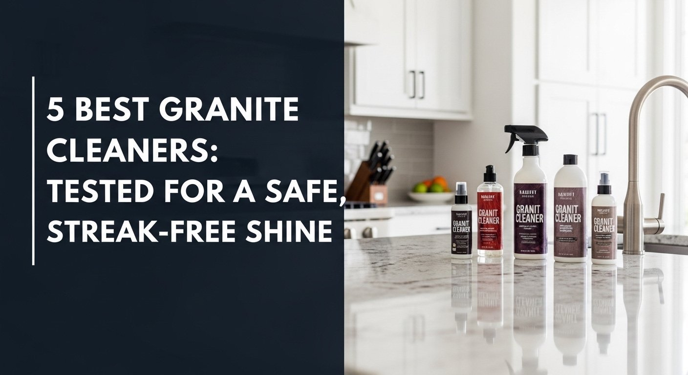 5 Best Granite Cleaners: Tested For A Safe, Streak-Free Shine