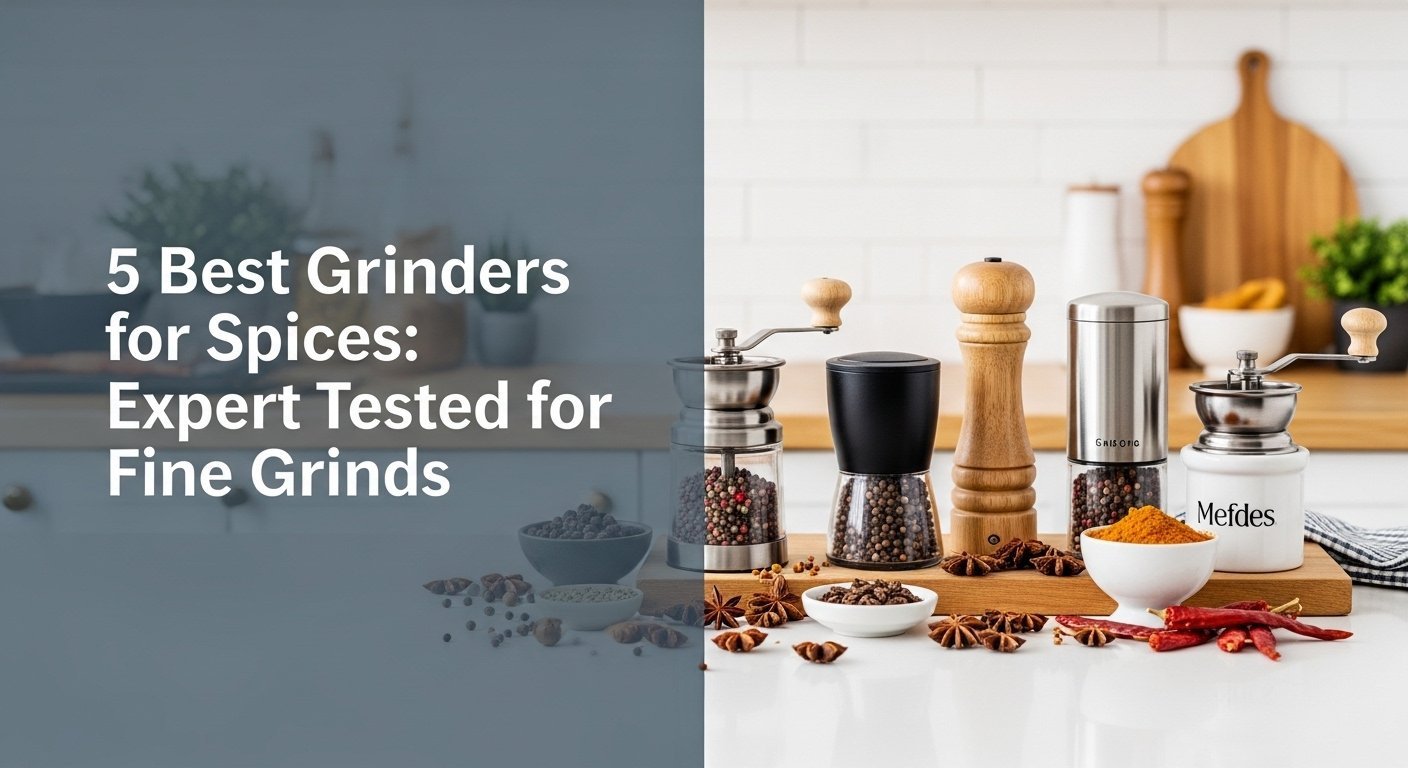 5 Best Grinders For Spices: Expert Tested For Fine Grinds
