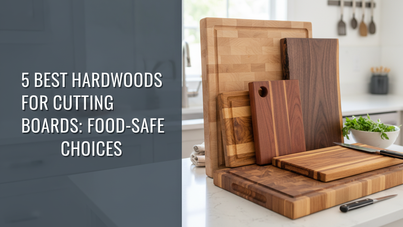 5 Best Hardwoods For Cutting Boards: Food-Safe Choices 2026