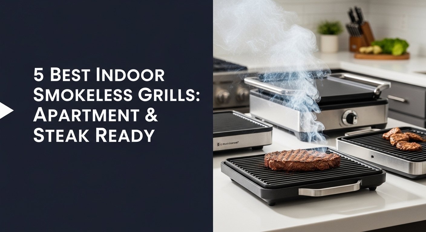 5 Best Indoor Smokeless Grills: Apartment & Steak Ready