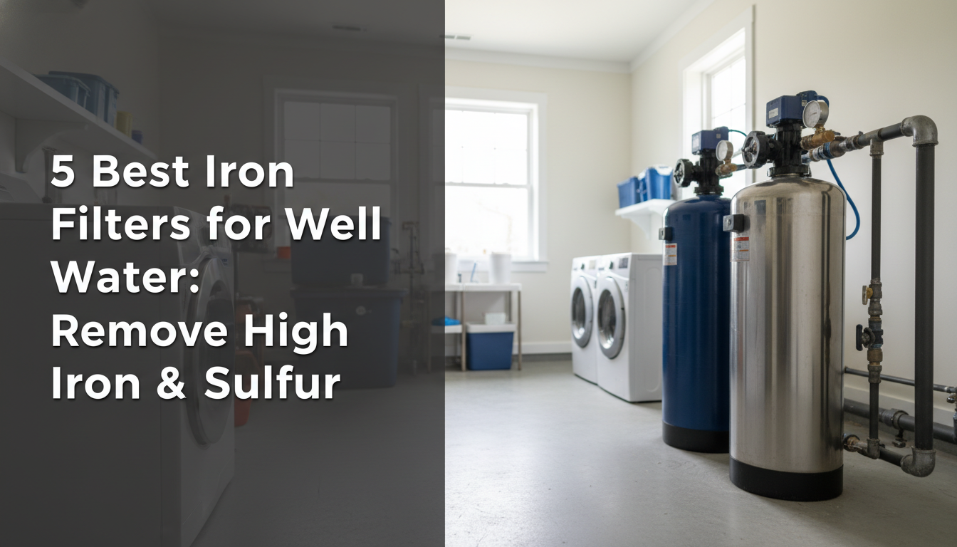 5 Best Iron Filters For Well Water: Remove High Iron & Sulfur