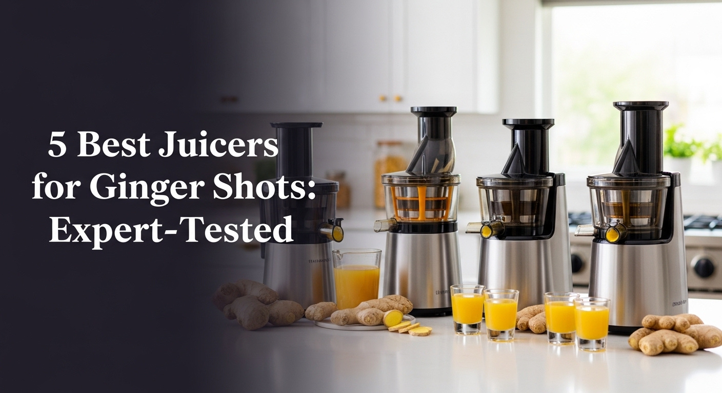 5 Best Juicers For Ginger Shots: Expert-Tested In 2026