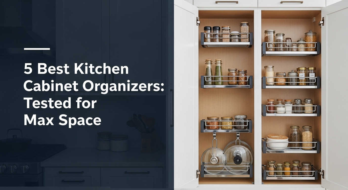 5 Best Kitchen Cabinet Organizers: Tested For Max Space