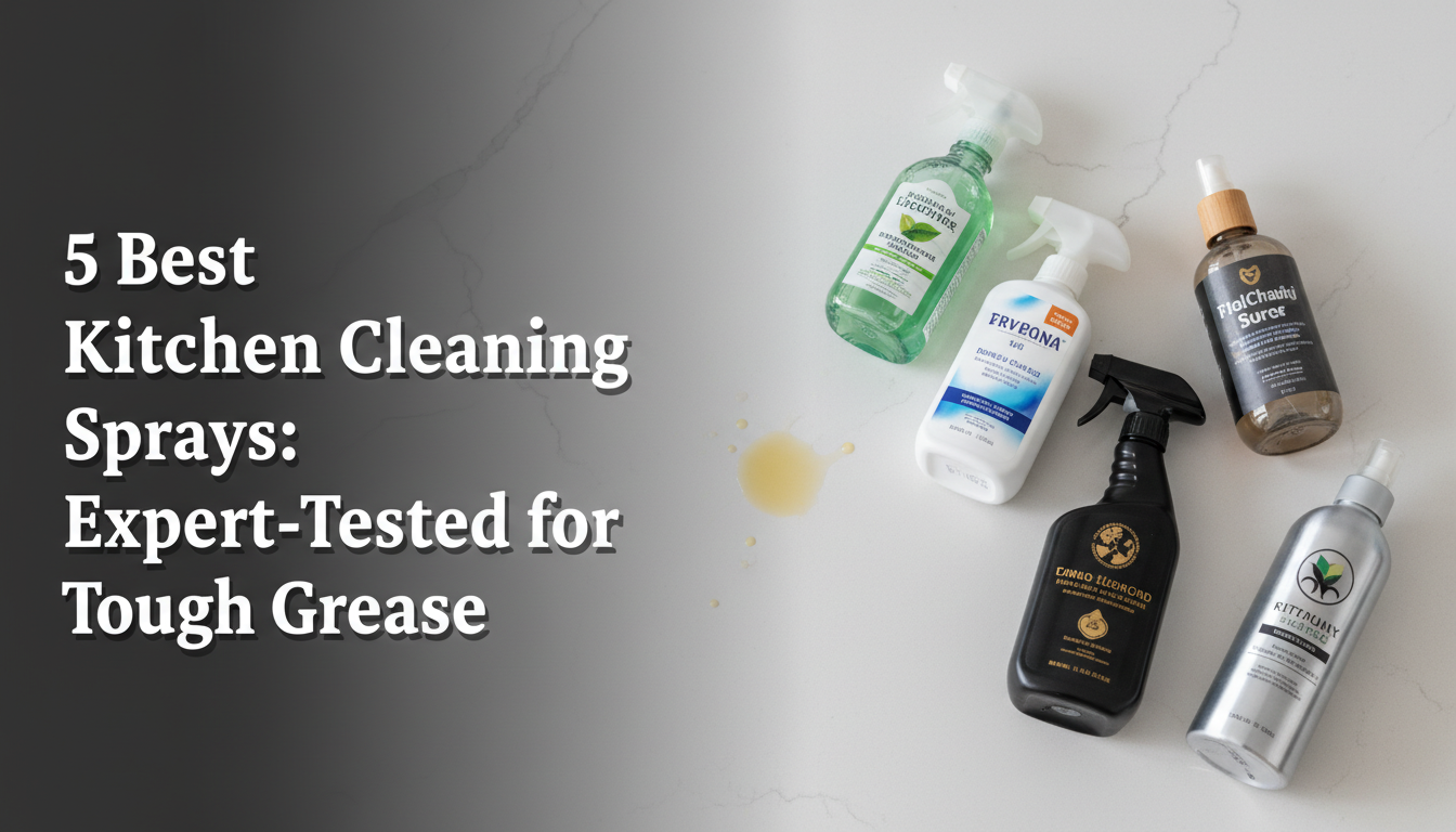 5 Best Kitchen Cleaning Sprays: Expert-Tested For Tough Grease