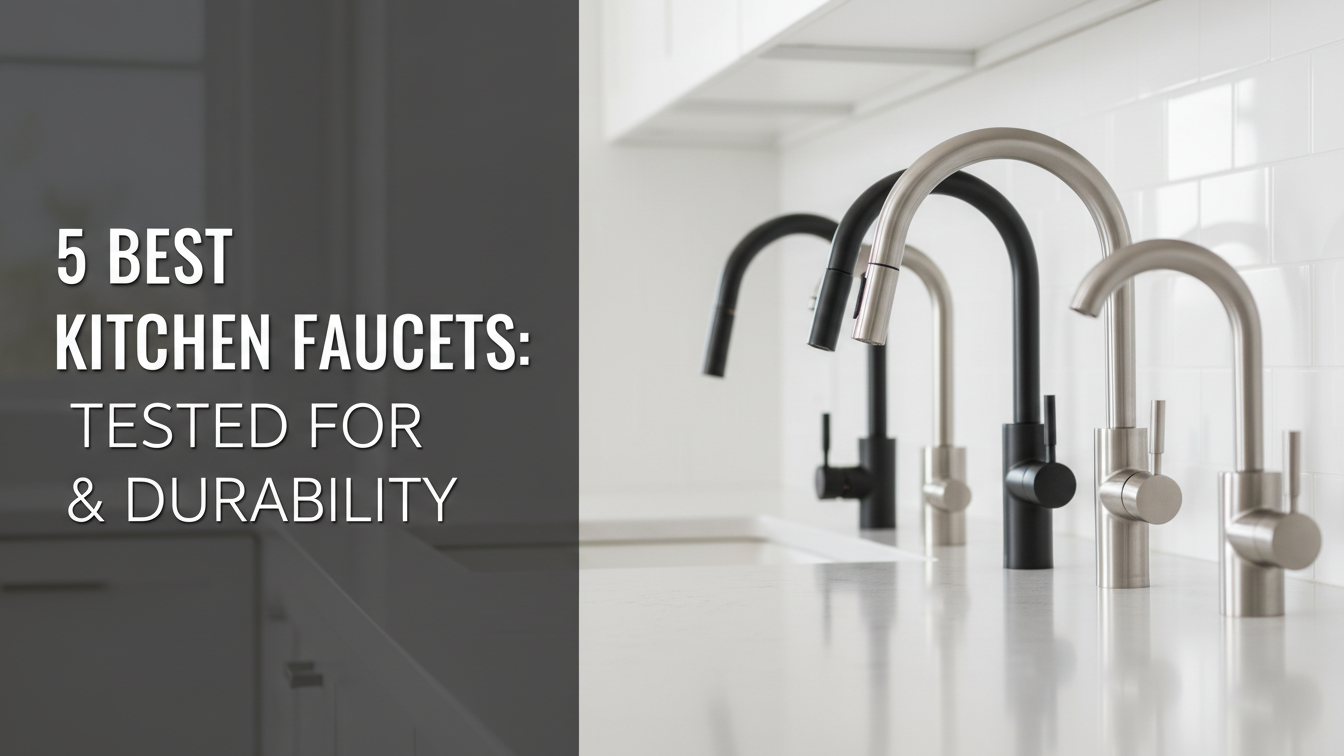 5 Best Kitchen Faucets: Tested For Performance & Durability