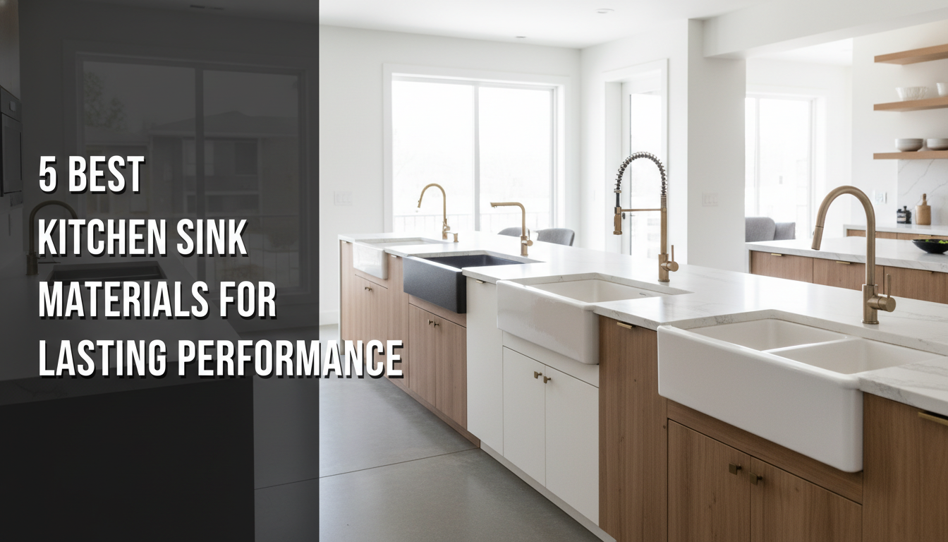 5 Best Kitchen Sink Materials For Lasting Performance In 2026